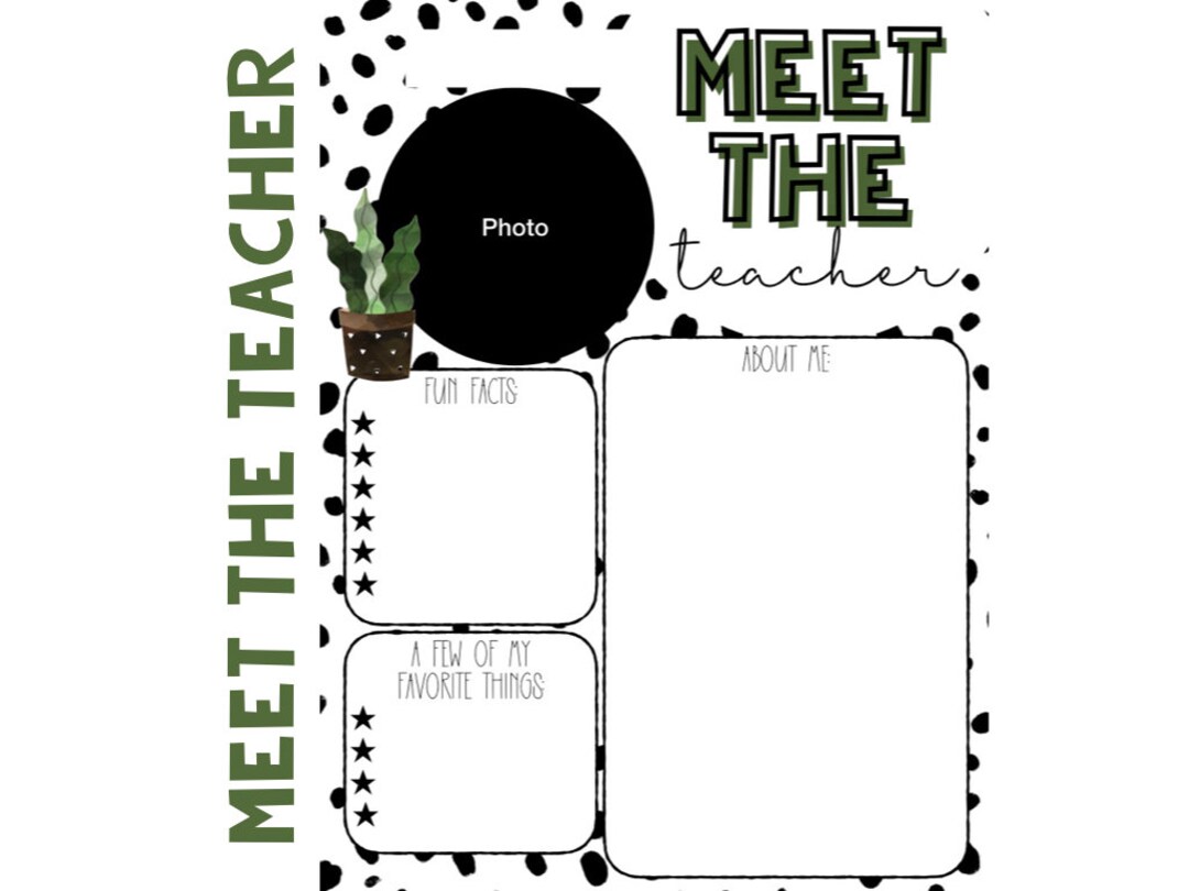 Meet the Teacher/ Orientation Forms - Etsy