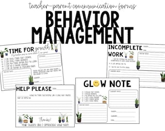 Child Behavior Report for Home Daycares Childcare Centers and - Etsy