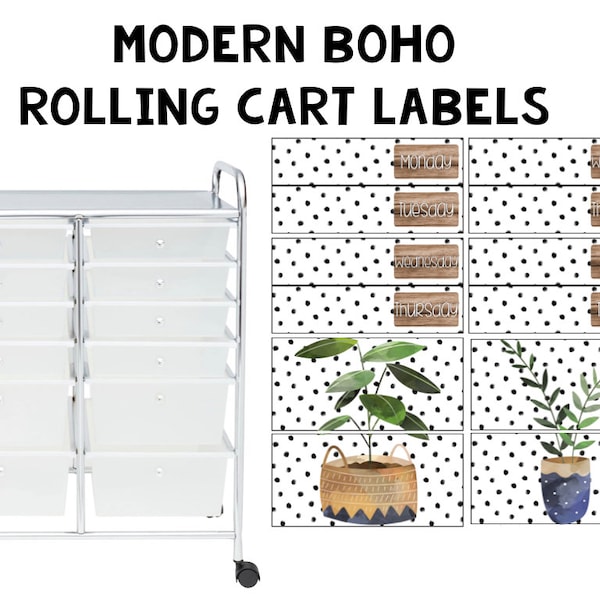 Teacher Rolling Cart - Etsy