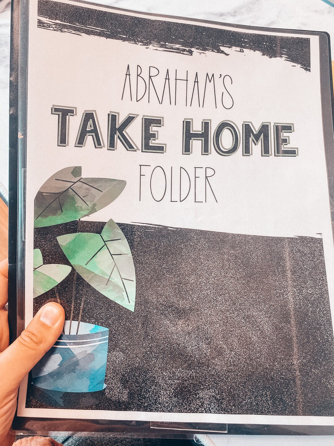 Take Home Folder - Etsy
