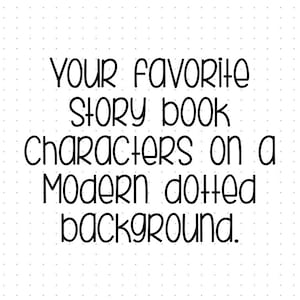 Storybook Character Posters - Etsy