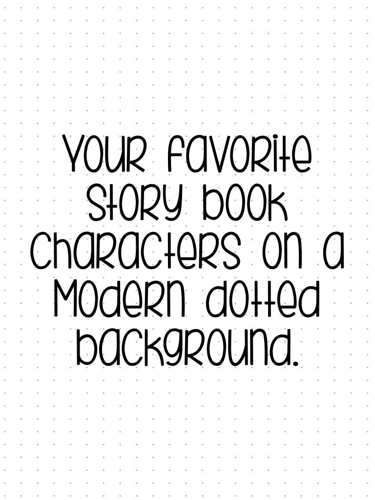 Storybook Character Posters - Etsy