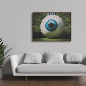 UNA Foto Digital Imprimible del OJO GIGANTE en Dallas Texas, Estados ...