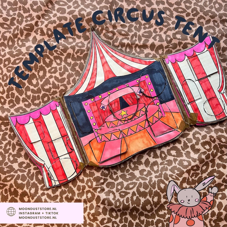 DIY Circus Tent Crafts - Craft Template Activity Kids - Etsy