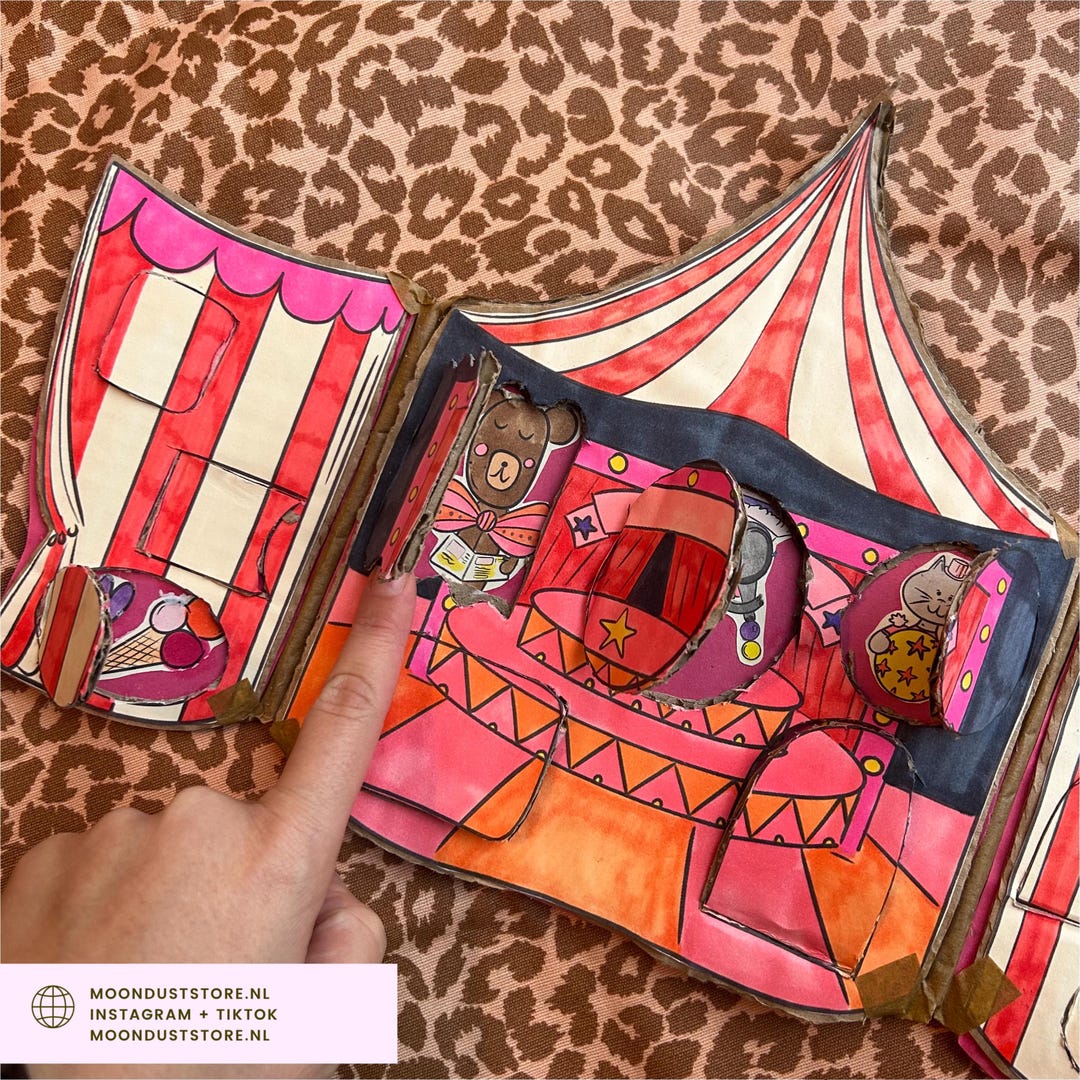 DIY Circus Tent Crafts - Craft Template Activity Kids - Etsy