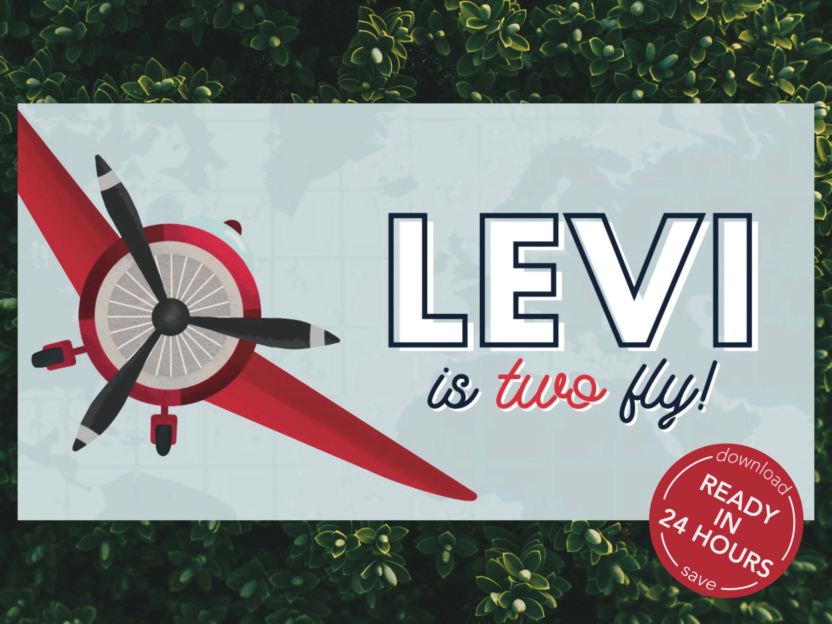 Airplane Birthday Invitation, Airplane Facebook Event Cover, Two Fly ...