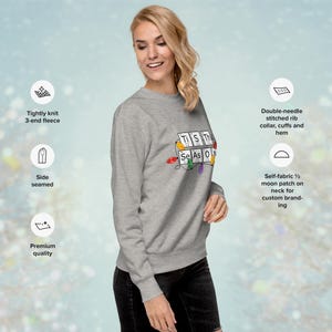 Christmas Chemistry Holiday Sweatshirt, Tis the Season Unisex Cotton ...