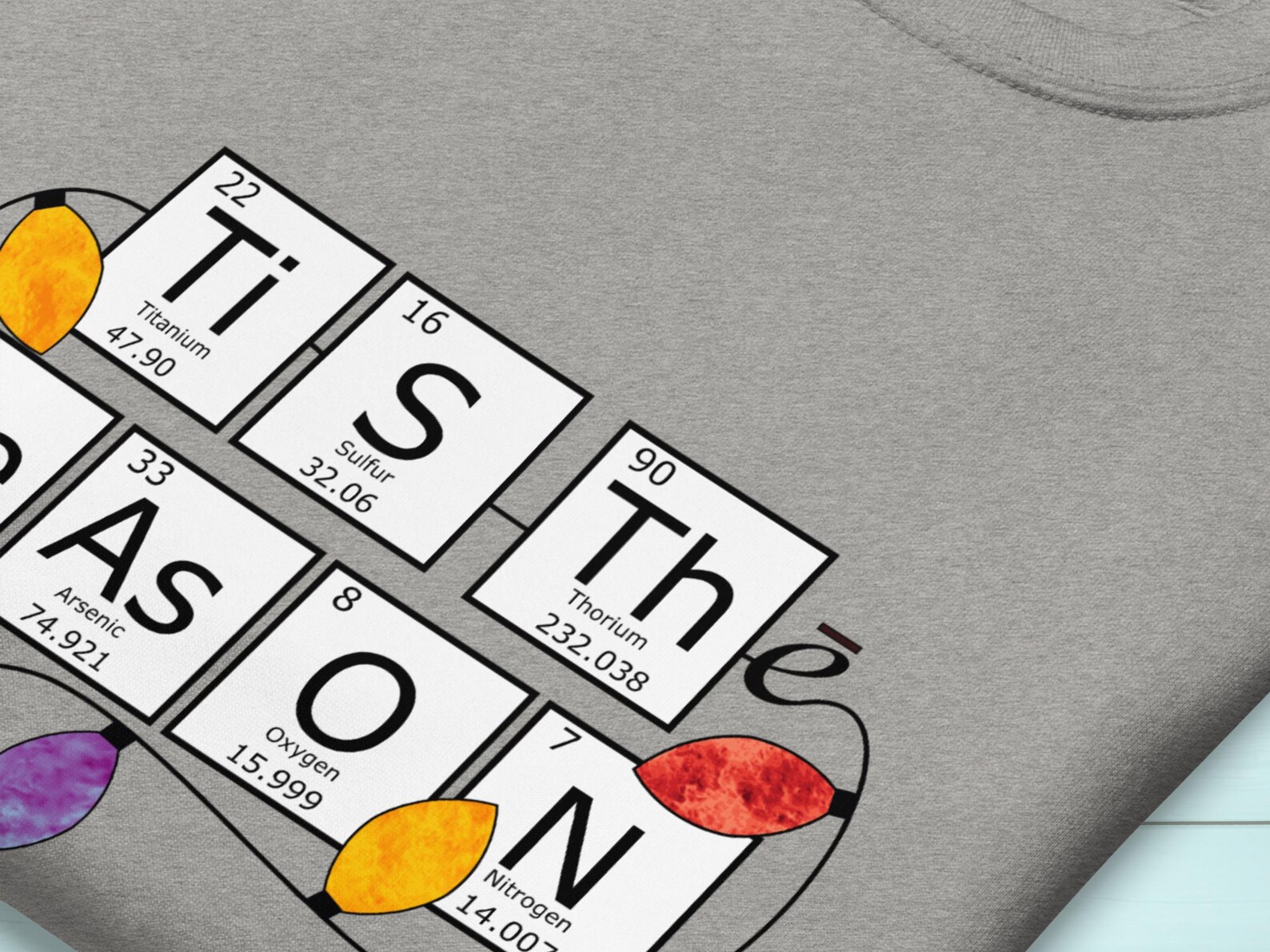 Christmas Chemistry Holiday Sweatshirt, Tis the Season Unisex Cotton ...