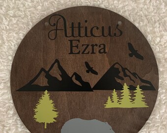 LEAVE Door Sign - Etsy