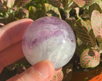 Watermelon Fluorite Sphere - Etsy