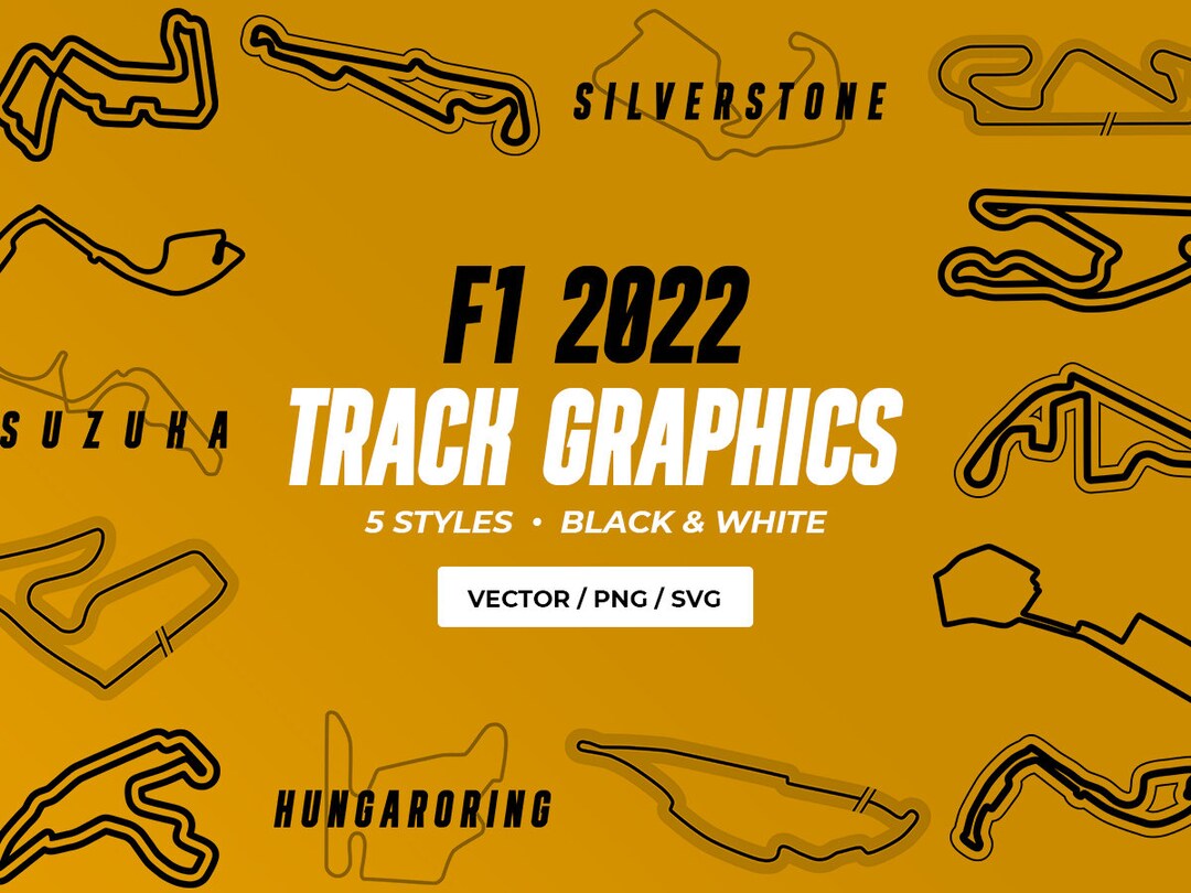 F1 2022 Track Vector Graphics - Etsy Australia