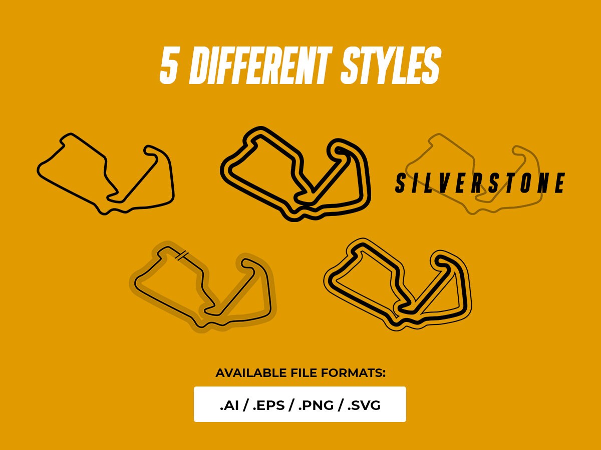 Gráficos Vectoriales De Pista F1 2023 Etsy México