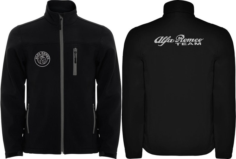 Alfa Romeo Black / Dark Blue Softshell Veste Jacket Blouson - Etsy