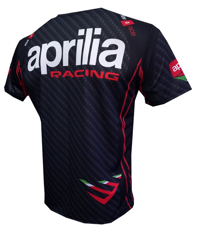 Aprilia Racing Biker T-shirt Camiseta Maglietta Handmade - Etsy