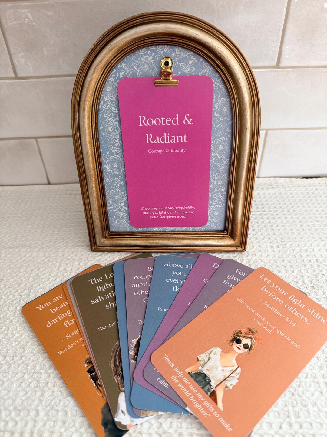 Courage and Identity Christian Encouragement Cards for Teens and Women ...