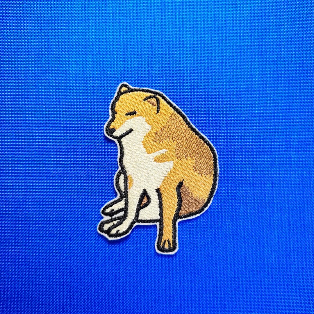 Cheems Meme Embroidery Patch - Iron-on or Velcro - Etsy