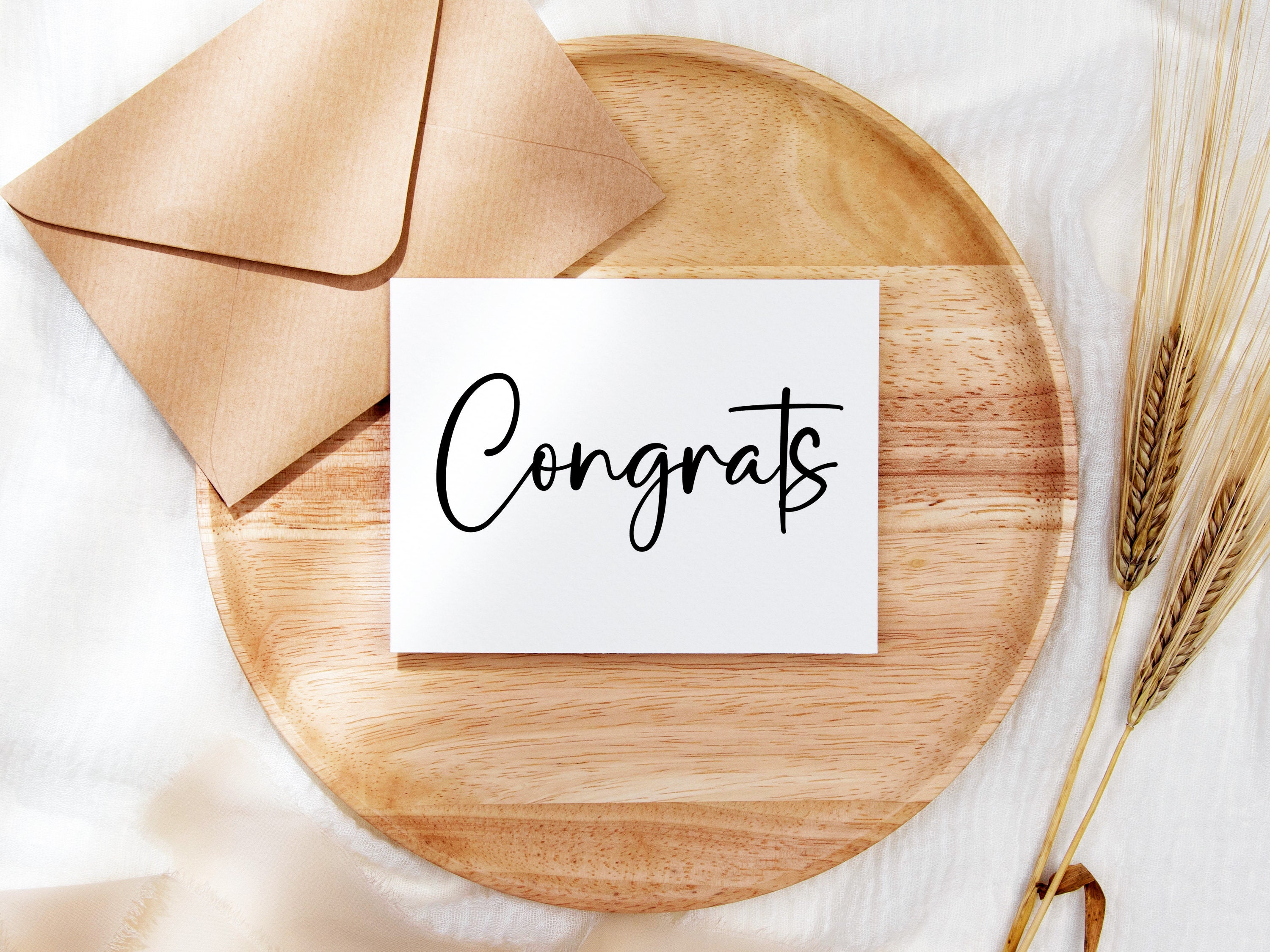 Printable Congrats Card With Free Printable Envelope Templates ...