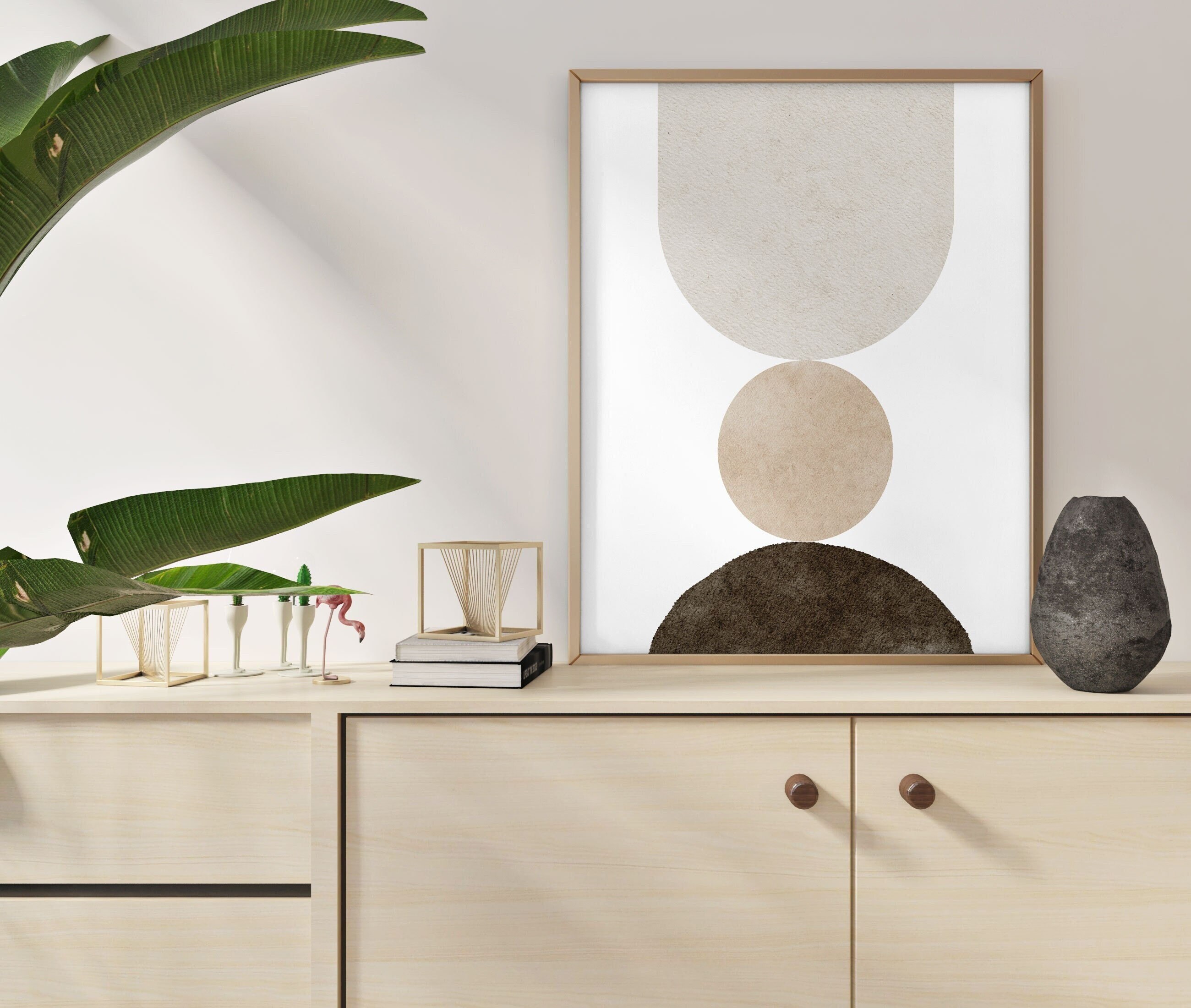 Boho Wall Art, Modern Poster, Abstract Art, Geometric Art, Minimal ...