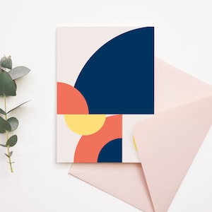 Printable Geometric Blank Card With Free Printable Envelope Templates ...