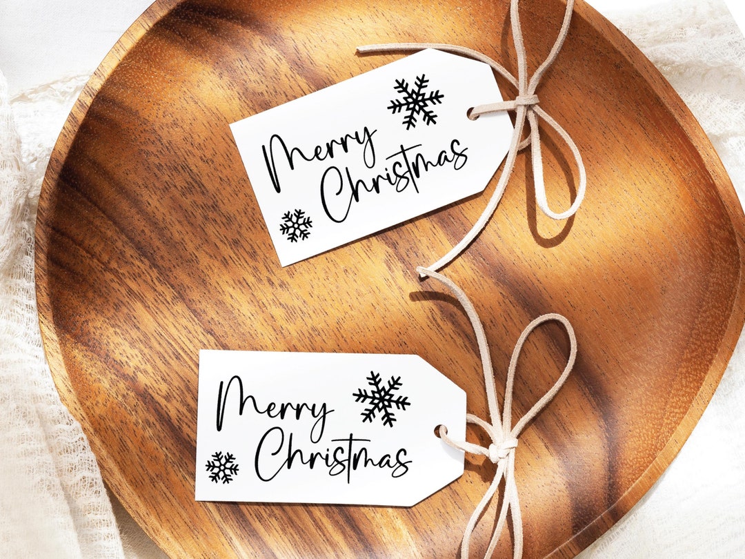 Printable Merry Christmas Tag, Instant Download Tag, Digital Download ...