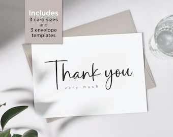Printable Happy Birthday Card With Free Printable Envelope Templates / Instant Download Greeting ...