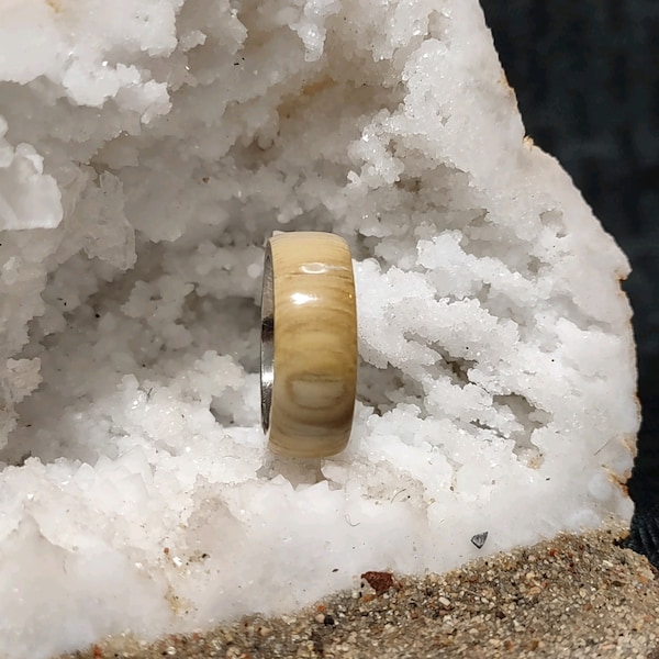 Petrified Wood Ring - Etsy