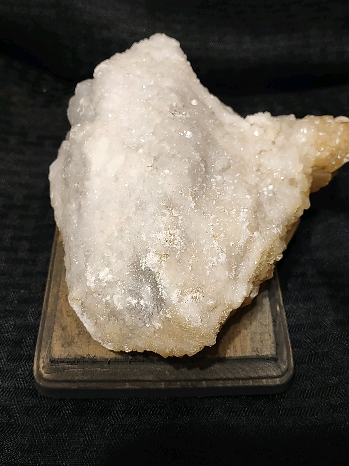 Calcite Crystal Specimen, Elko Nevada, Mounted on Wood Base - Etsy