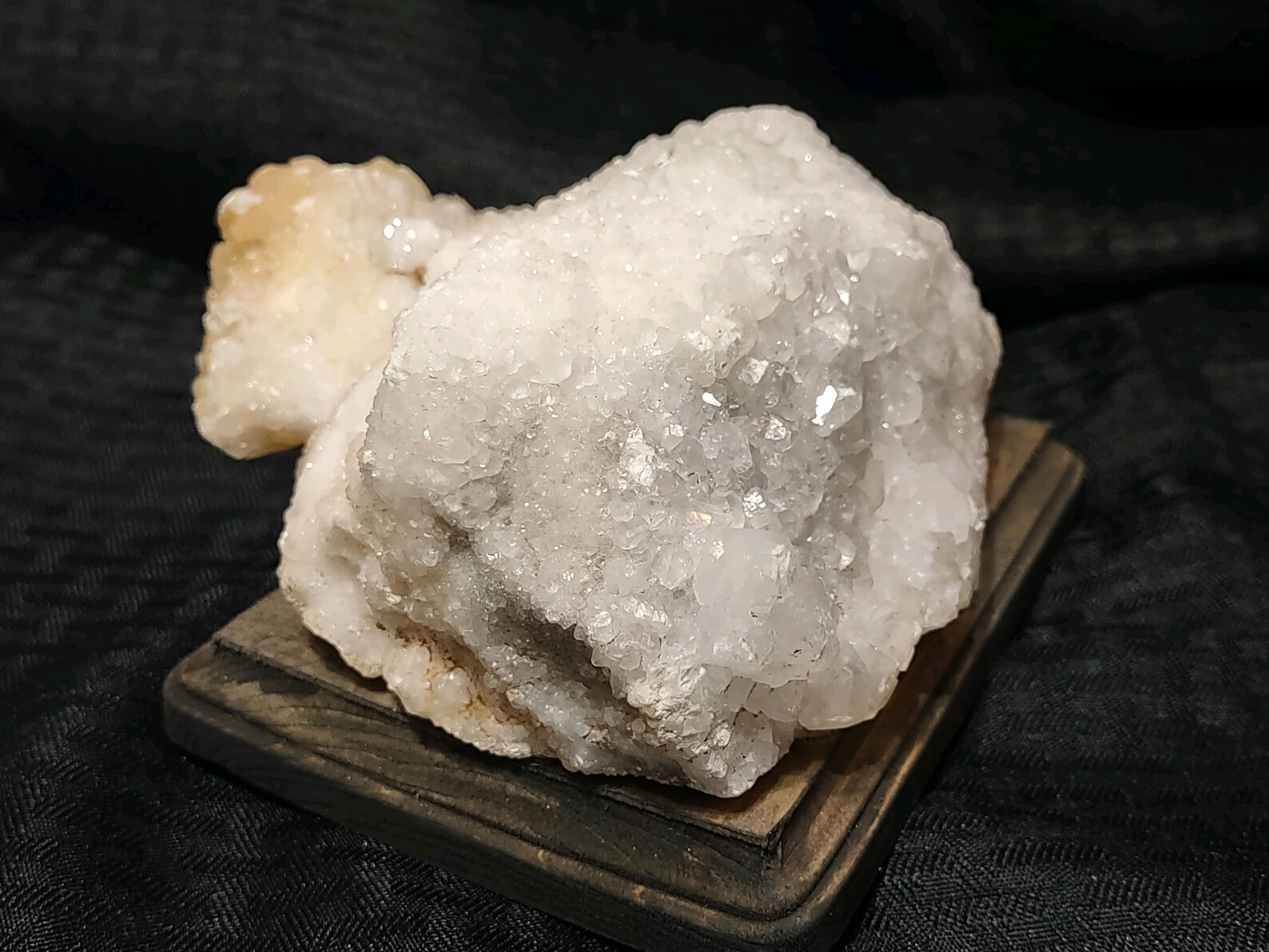 Calcite Crystal Specimen, Elko Nevada, Mounted on Wood Base - Etsy
