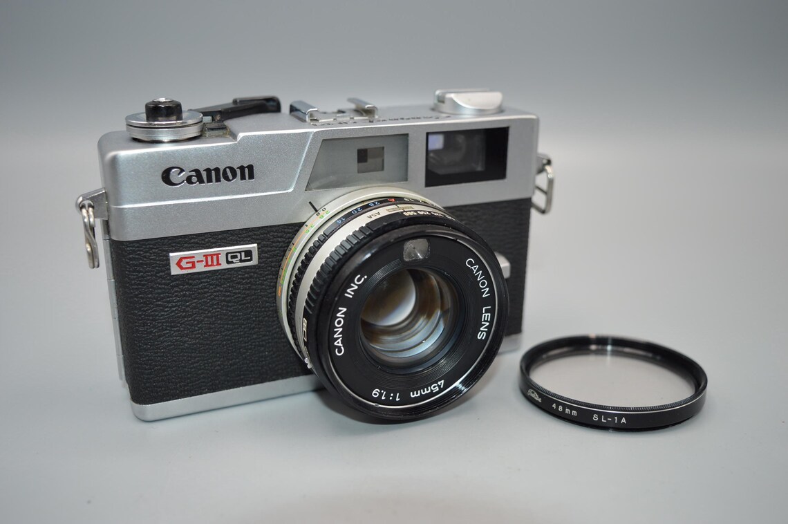 Vintage Canon Canonet GIII QL19 Rangefinder 35mm Film Camera 45854 - Etsy