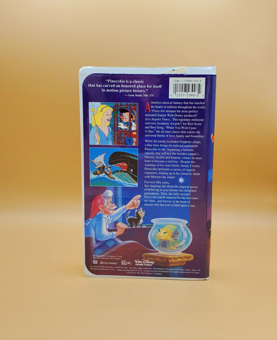 Walt Disney's Masterpiece Pinocchio in a Clamshell Case - Etsy