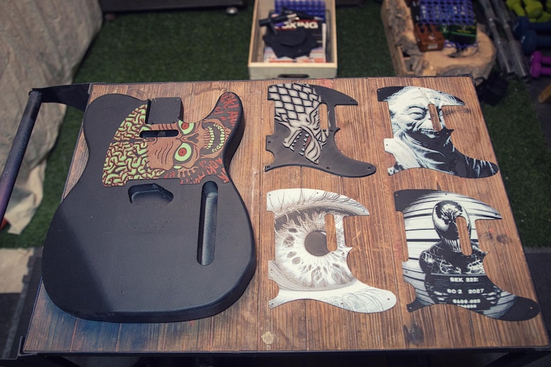 Eye See You Fender Telecaster Pickguard. - Etsy