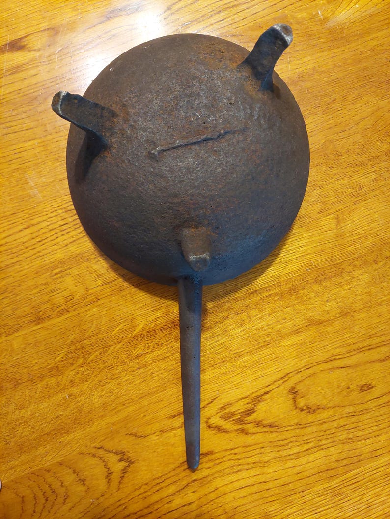 Antique Gatemarked Cast Iron Spider Leg Pan - Etsy