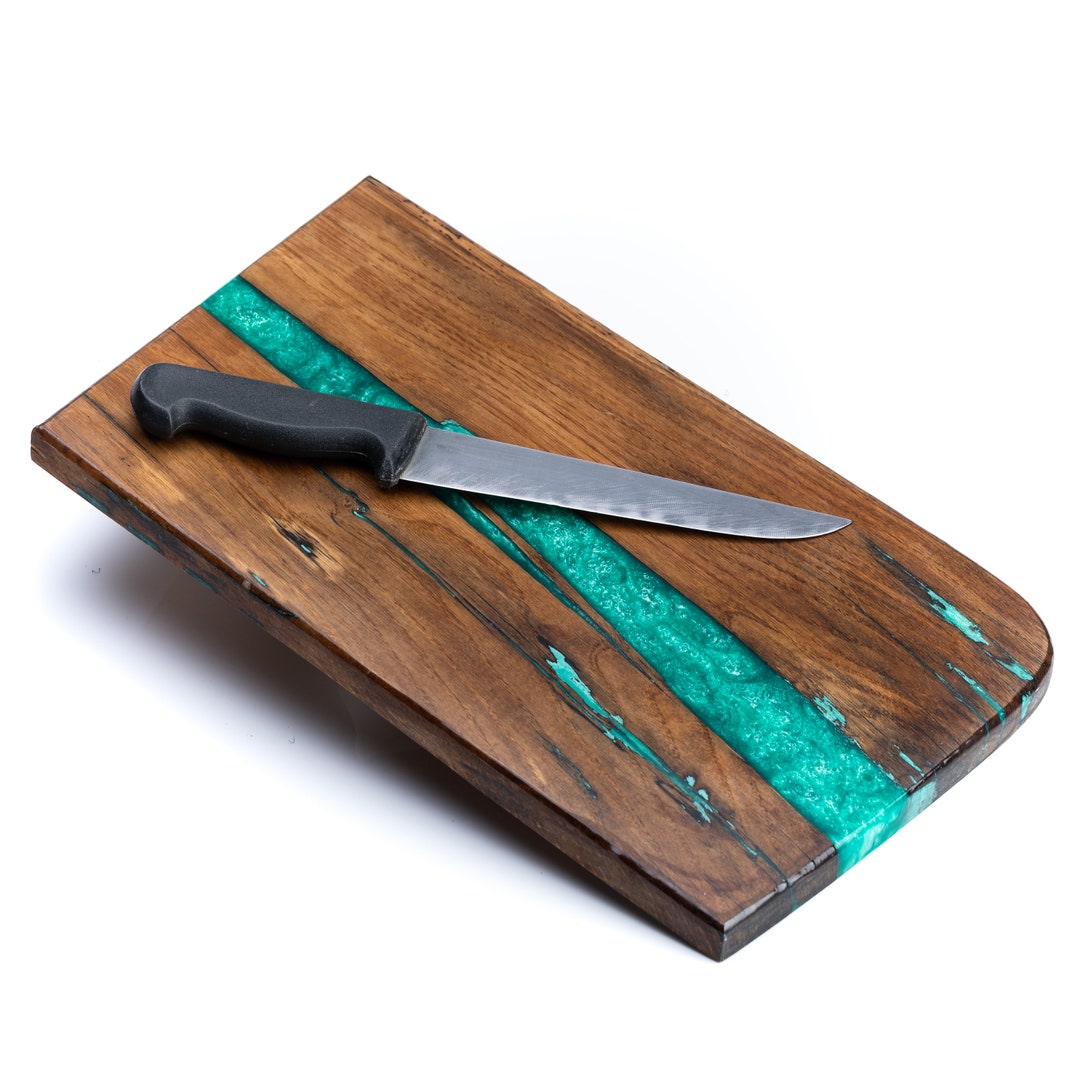 Oak and Epoxy Resin Sideboard - Etsy