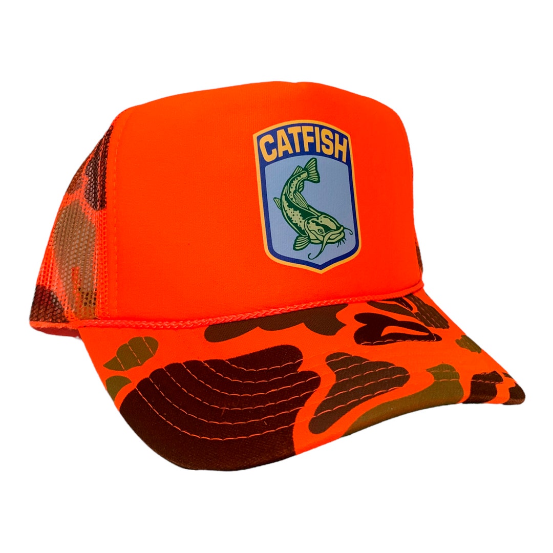 Catfish Hat, Trucker Hat, Fishing Hat, Father Gift, Gift for Him, Mesh ...
