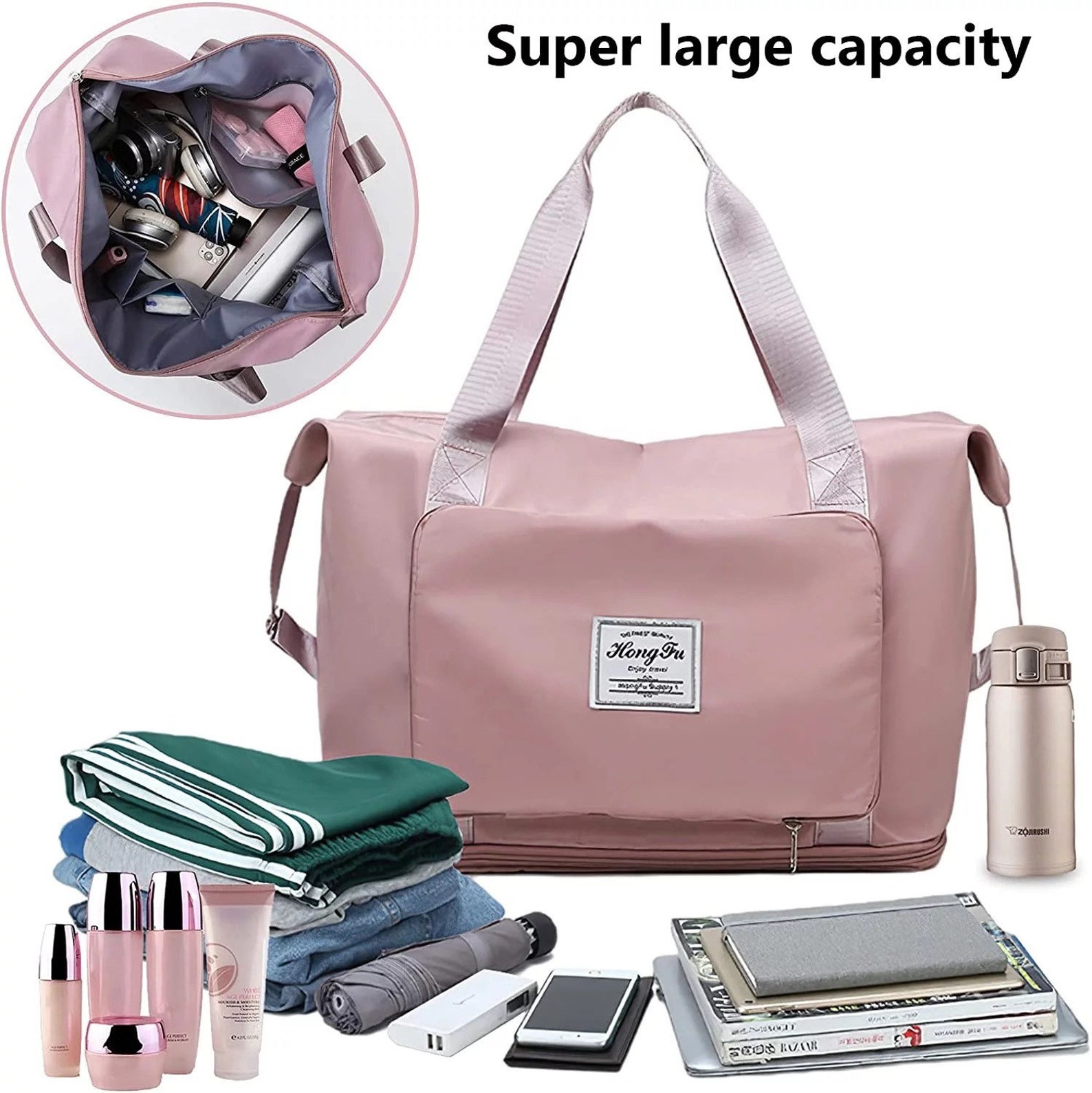 Foldable Travel Tote, Waterproof Fast and Convenience Extendable, Dry ...