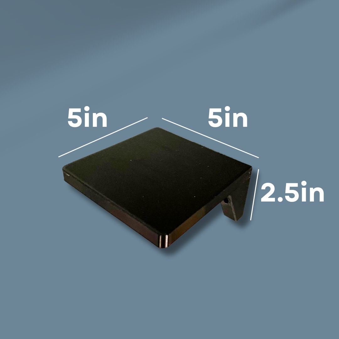 Wall Mounted 3D Printed Shelf, Modern Floating Display, Minimalist Home ...