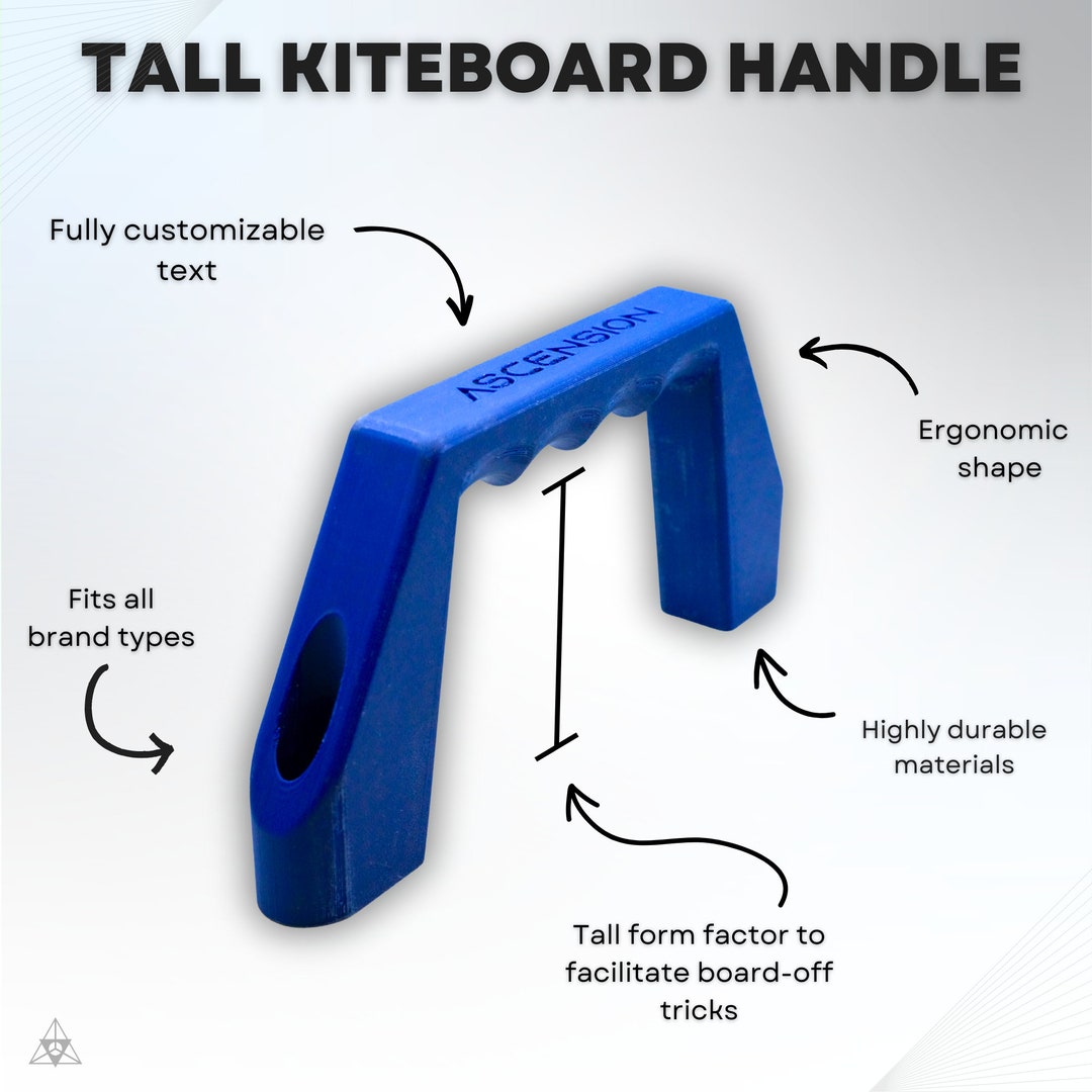Kiteboard Handle - Tall & Sturdy - Custom Engraved Board off Handle ...