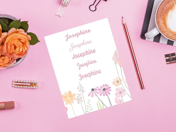 Cursive Practice Sheets Digital Download Custom Printable - Etsy