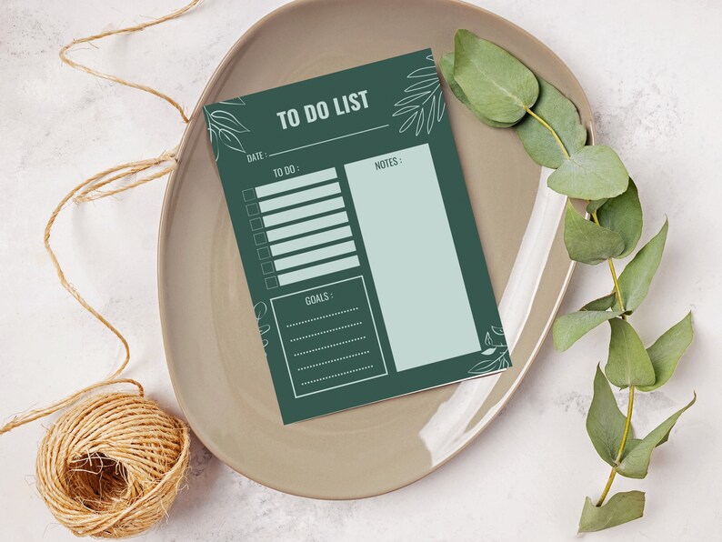 To-do List Digital Download Reusable Printable Editable and ...