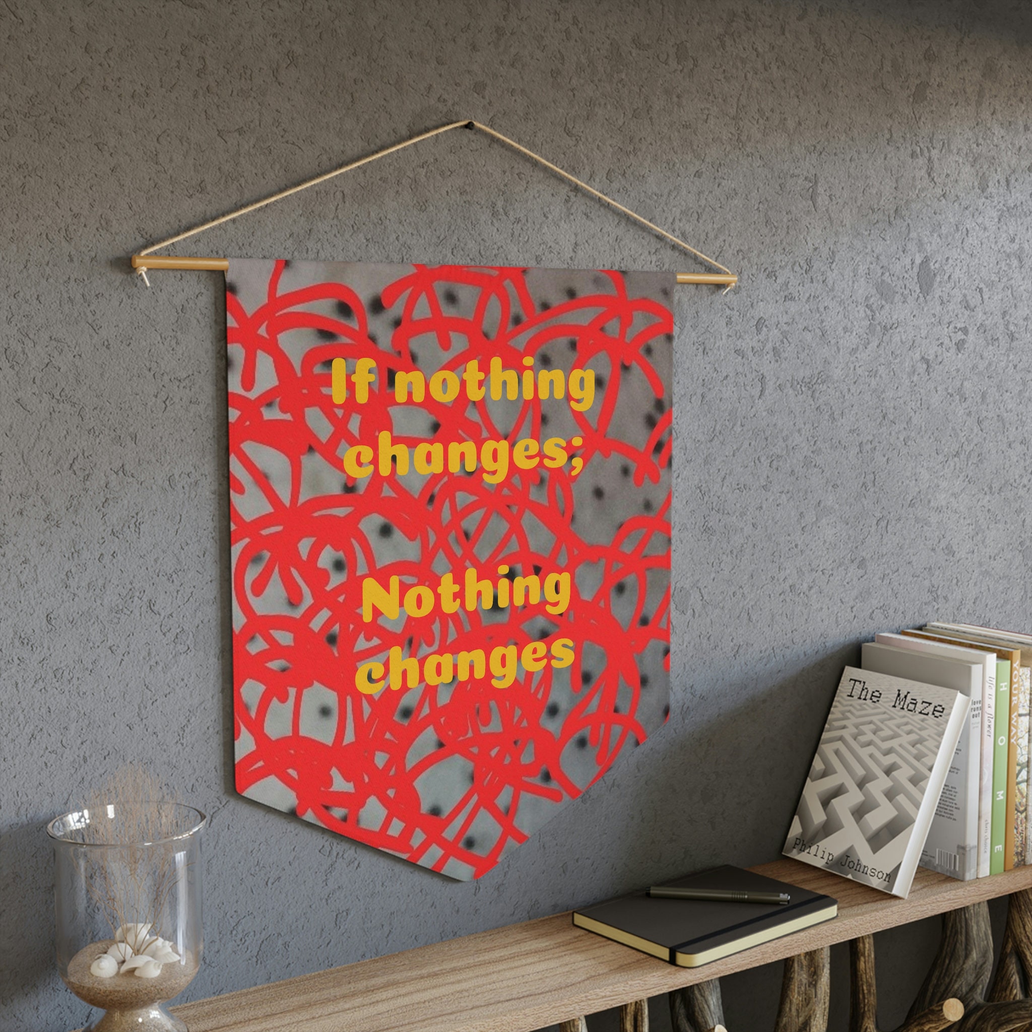 BANDERÍN DE BANDERÍN Bandera de banderín Colgante de pared - Etsy México