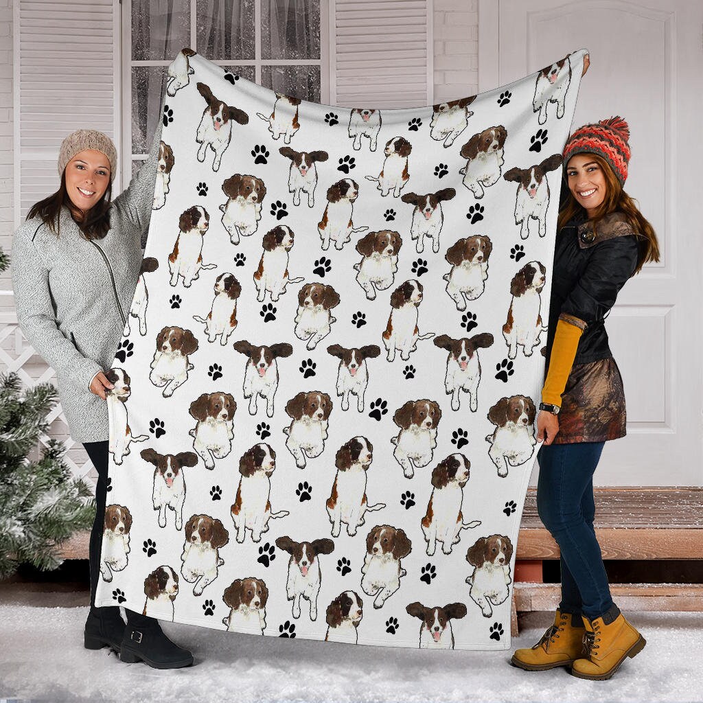 English Springer Spaniel Paw Blanket - Etsy
