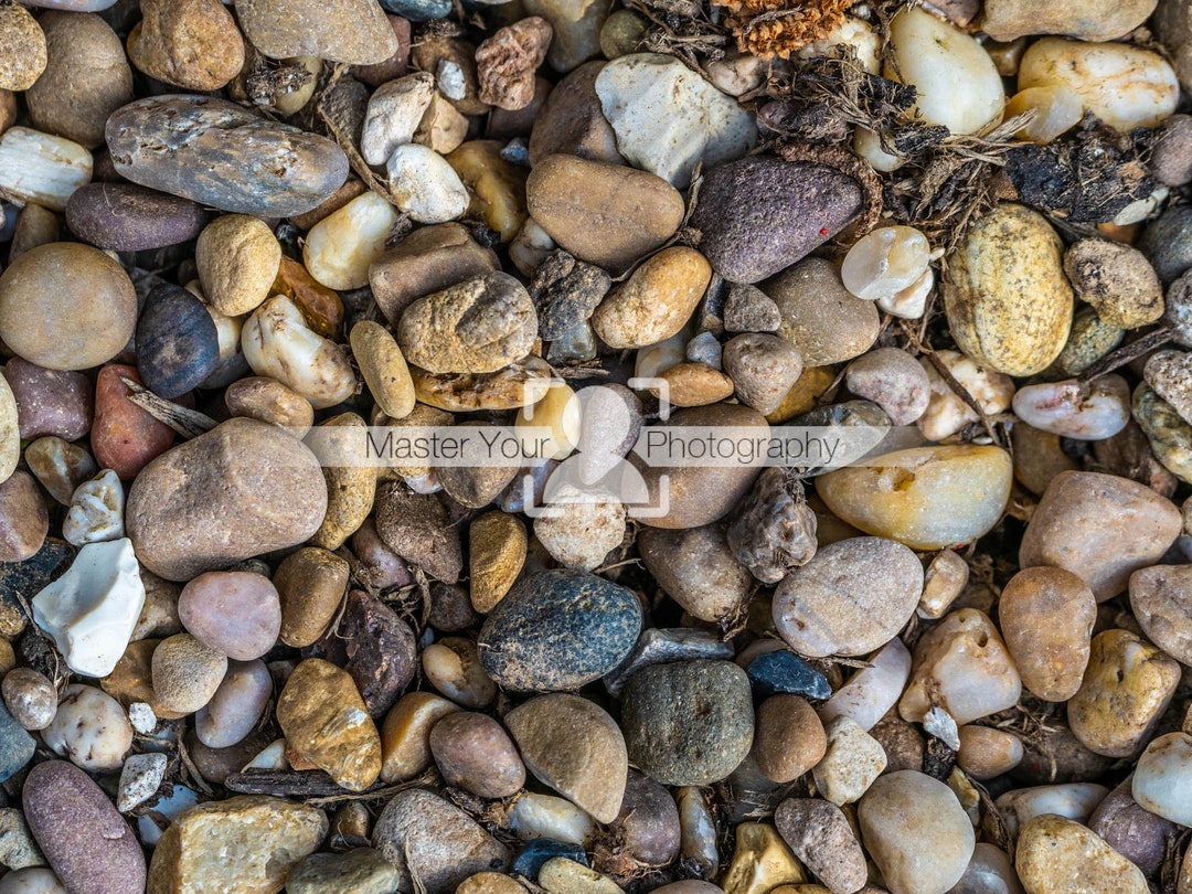 Photograph of Pebbles on a Beach. for Use as a Photoshop Overlay or ...
