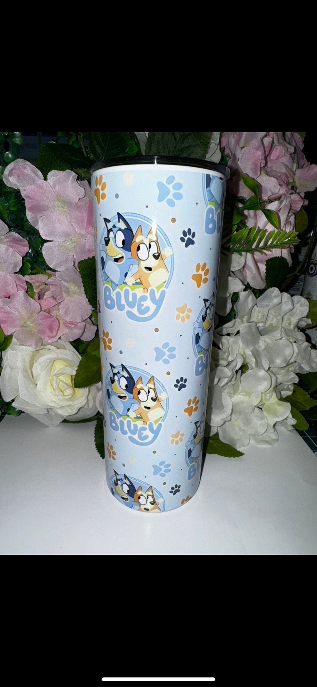 Bluey Style Travel Cup/20oz Tumbler/ Hot and Cold Drinks/kids - Etsy