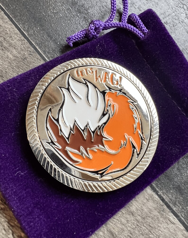 Maws and Tail Furry Challenge Coin - Etsy