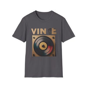 Retro Vinyl Record Unisex T-shirt | Music Lover Gift, Vintage Style Tee ...