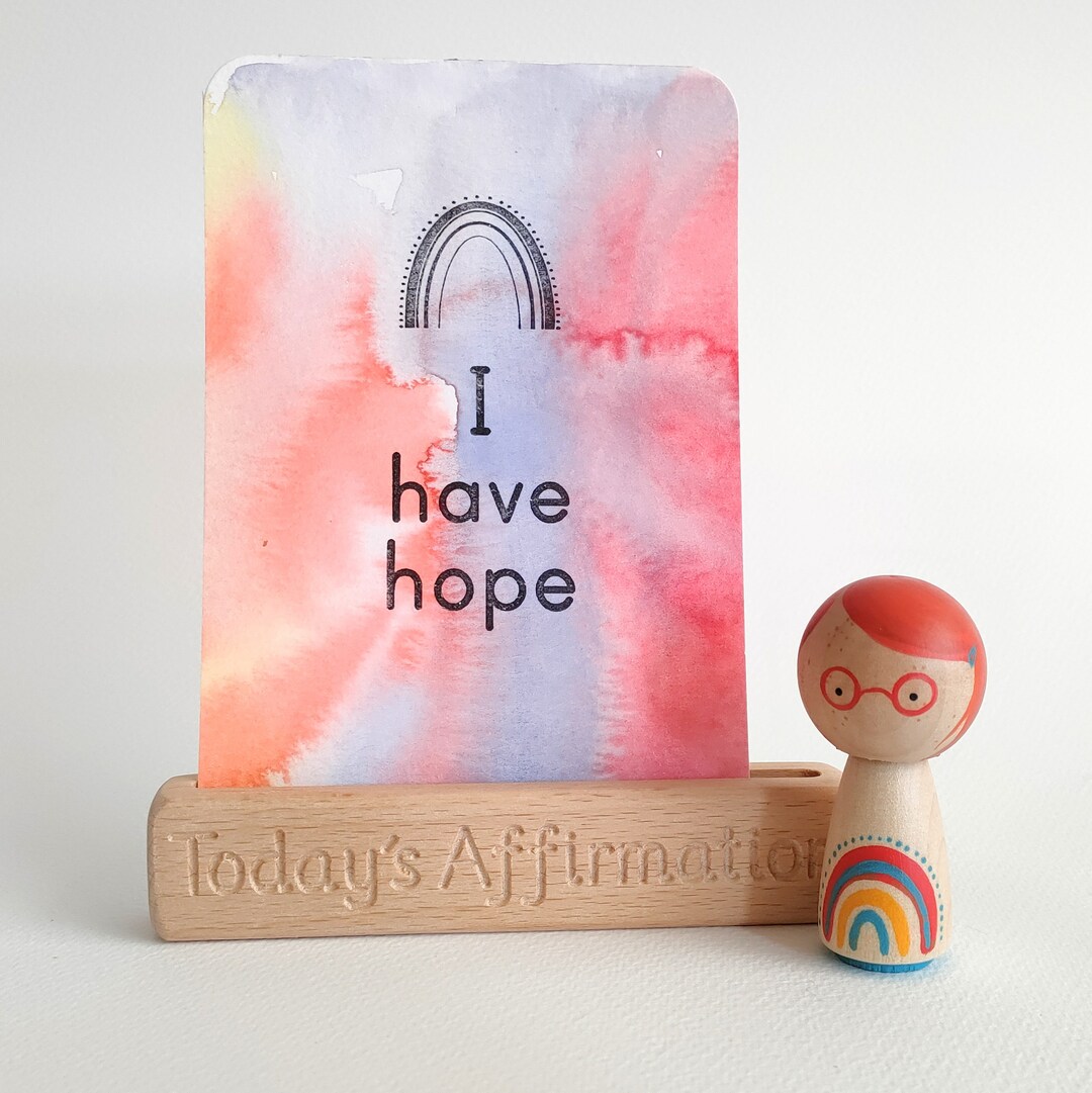 Hope From the 'affirmations' Range, With Hand Painted Affirmation Card ...
