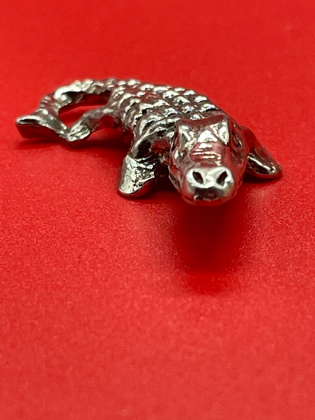 Fairy Garden Lead Free Pewter Alligator - Etsy