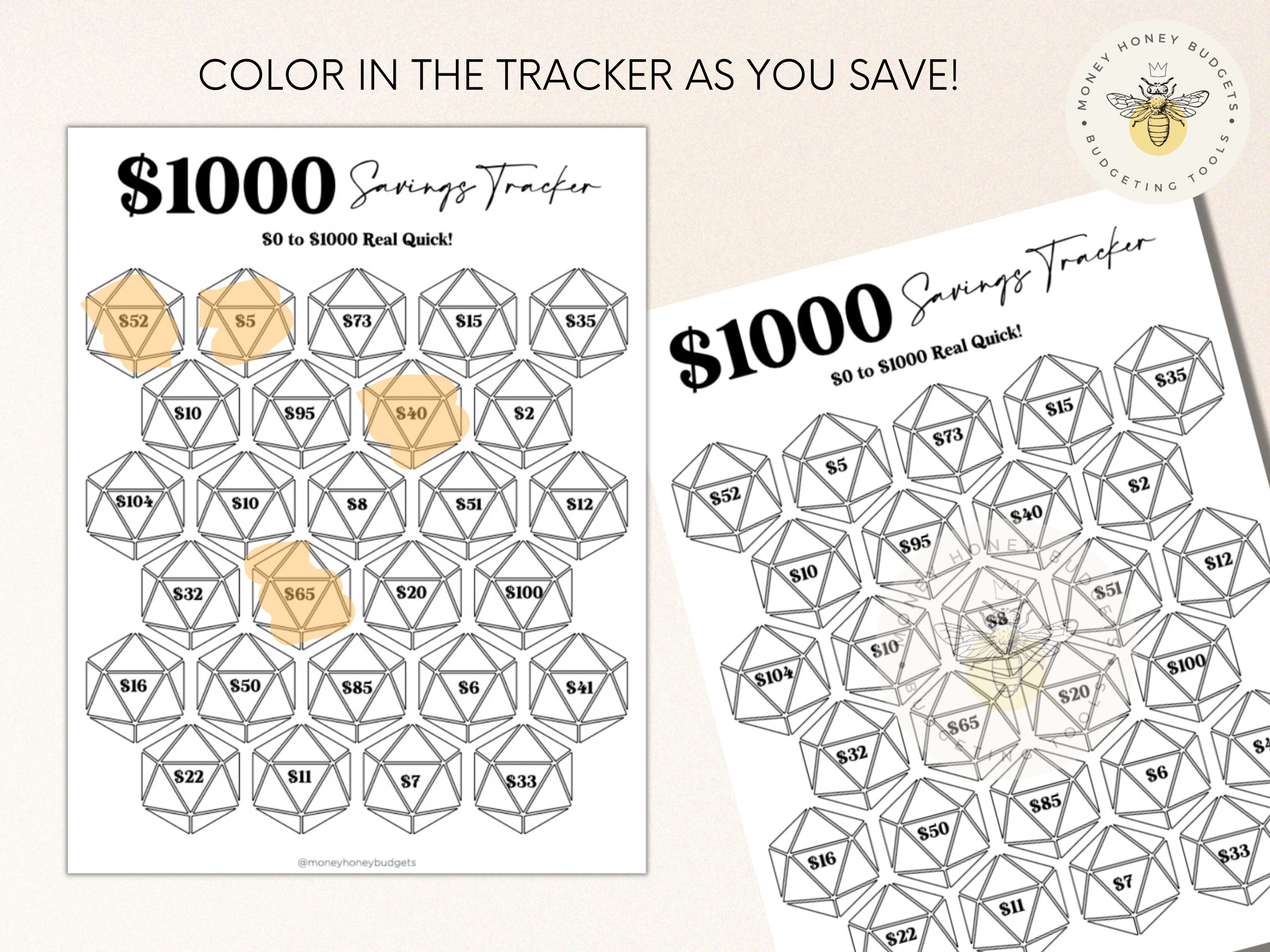 1,000 Money Savings Challenge | Cash Envelope Stuffing 1,000 Tracker ...