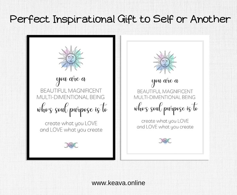 Self Love Positive Affirmation Printable Wall Art Etsy