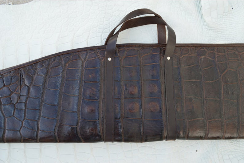Genuine Wild Caught Alligator Leather Rifle Case - Etsy